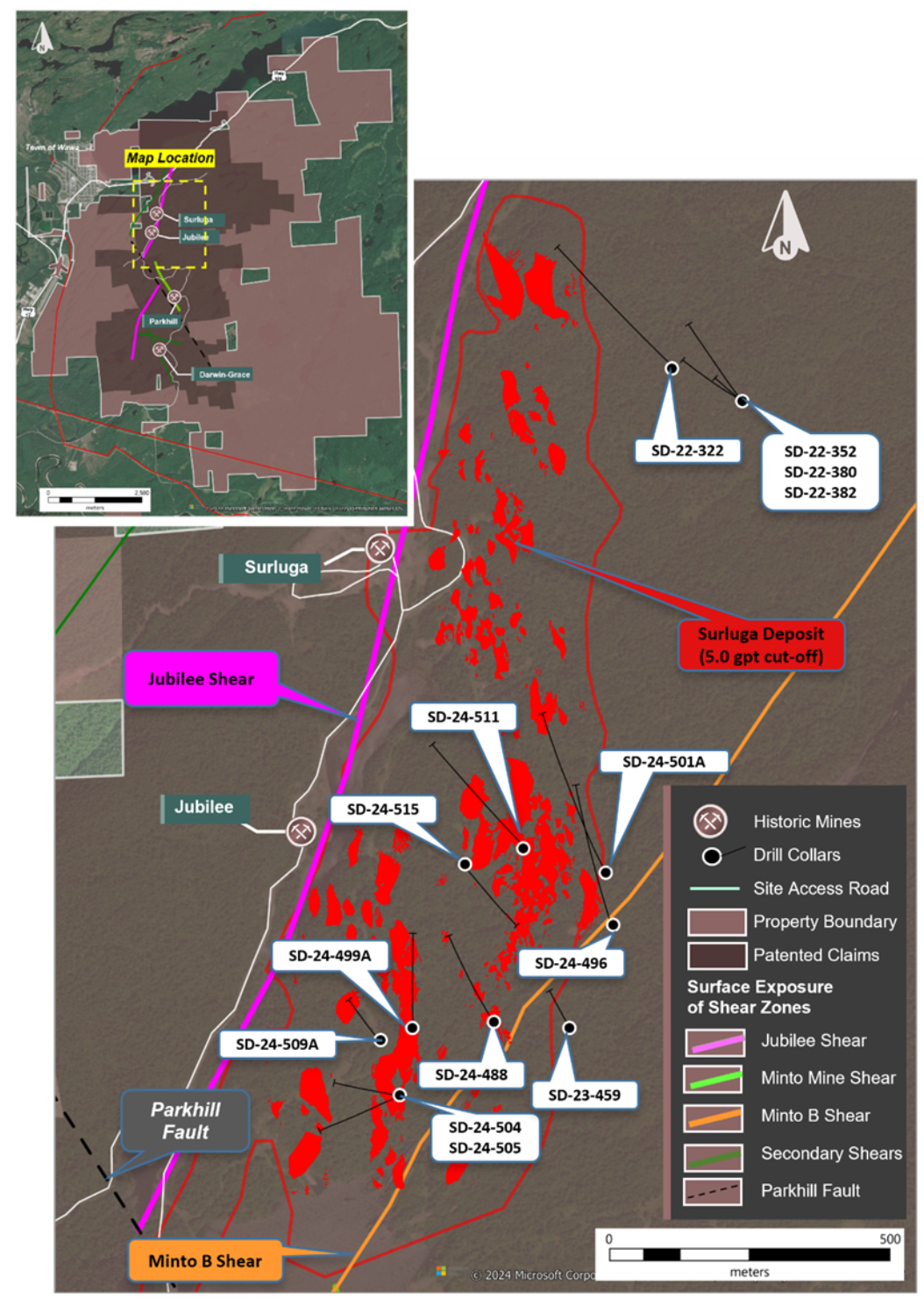 Red Pine Intercepts Significant Mineralization at the Wawa Gold Project ...